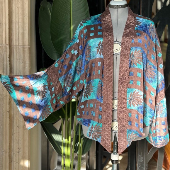 Kantha Bae | Sweaters | Silk Shrug | Poshmark